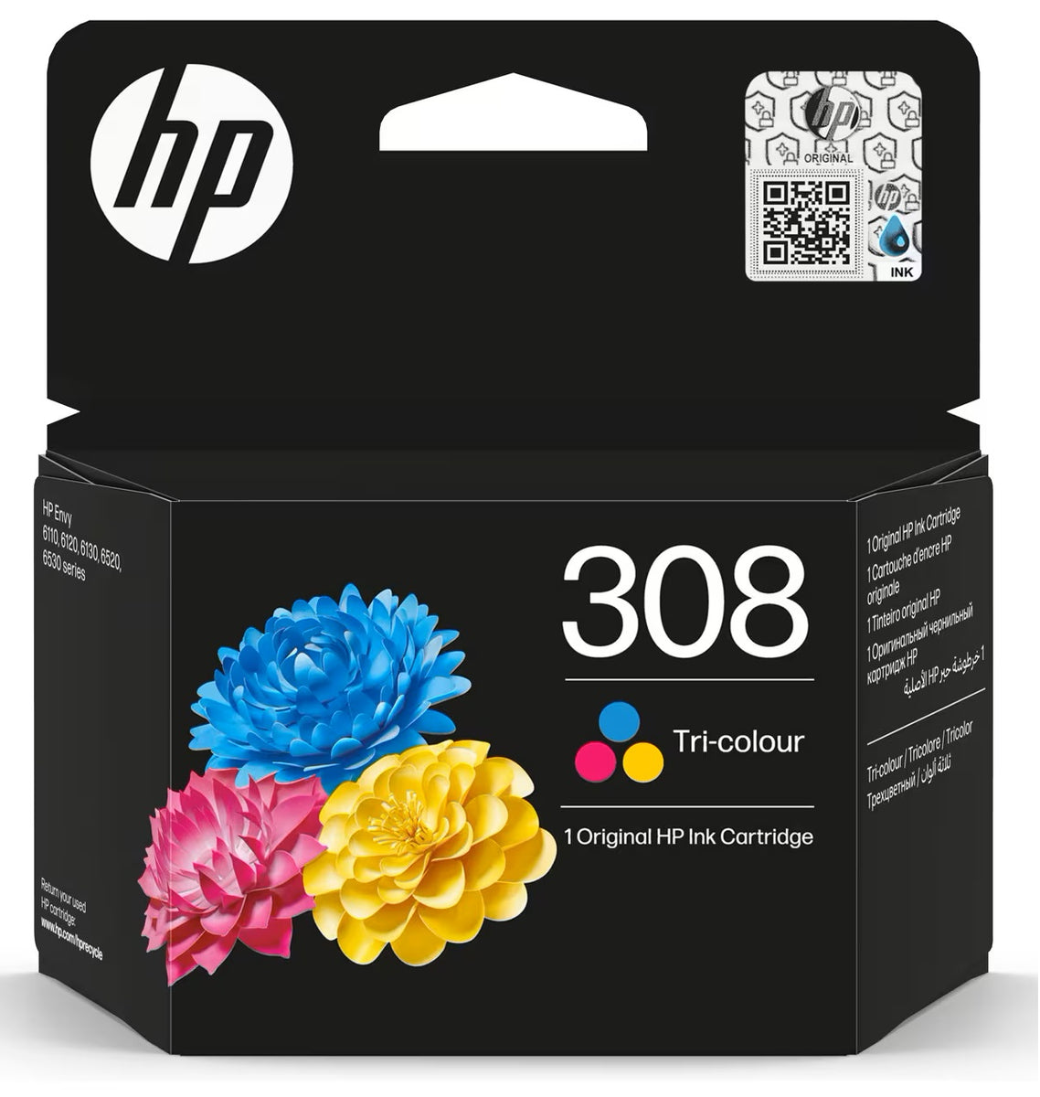 Genuine HP 308 Ink Cartridges BLACK / COLOUR for the 7FP21UE, 7FP20UE ...