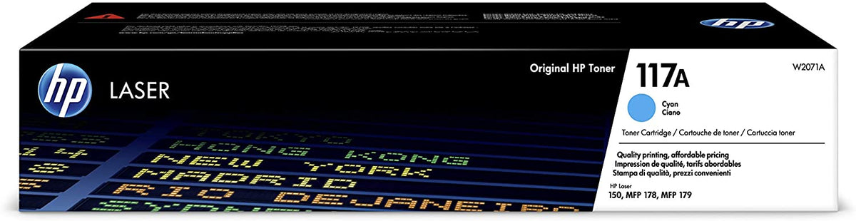 Genuine HP 117A, Cyan Toner Cartridge, W2071A – Amazing ink shop