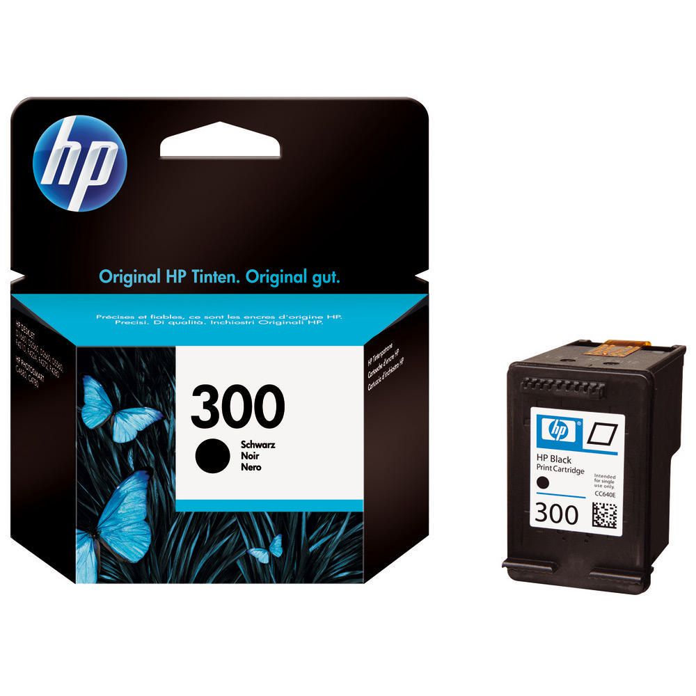 Genuine HP 300, Black Original Ink Cartridge, CC640, CC640EE – Amazing ...