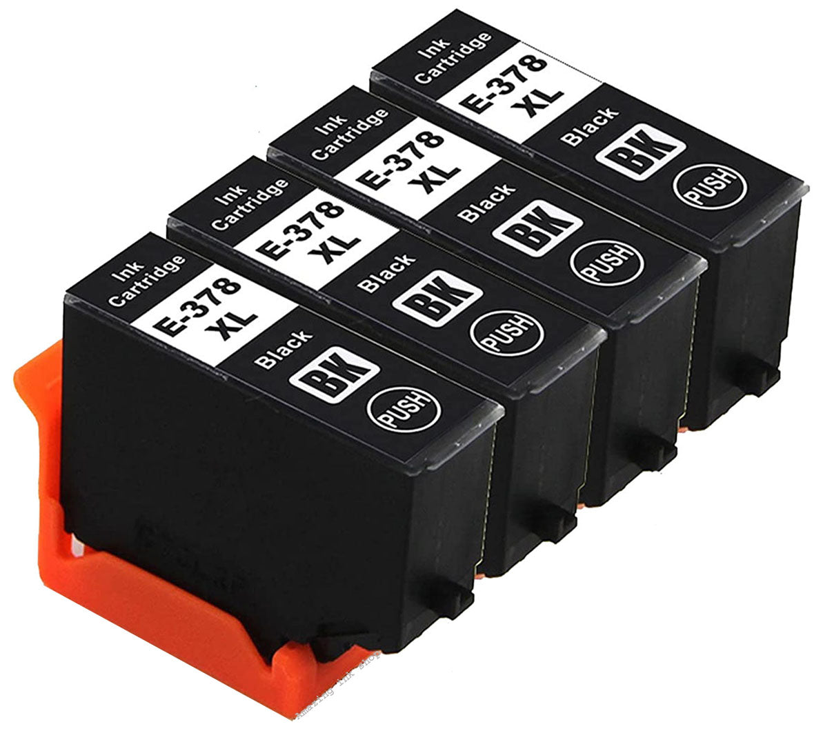 4 Compatible Black Ink Cartridge, For Epson 378XL, T3791, NON-OEM ...